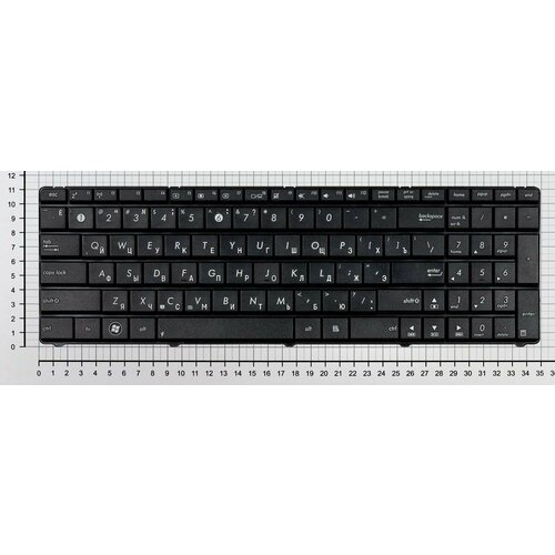 Клавиатура для ноутбука ASUS N61VF Черная