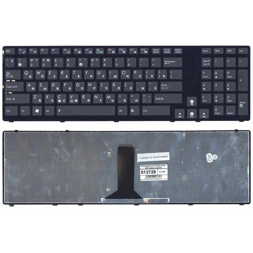 Клавиатура для ноутбука Asus K95VJ черная с рамкой