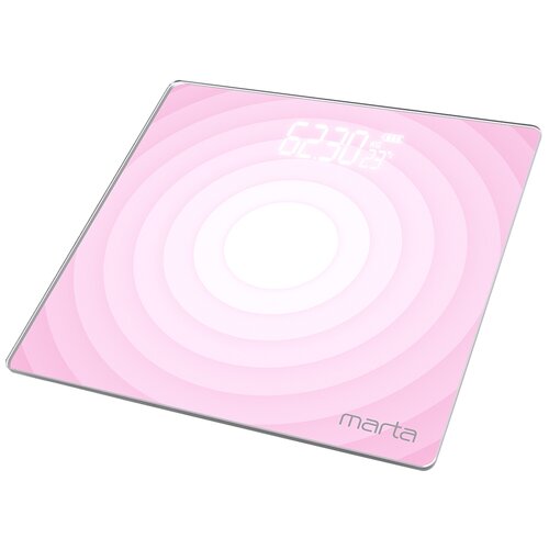 Весы электронные MARTA MT-SC3603, розовый