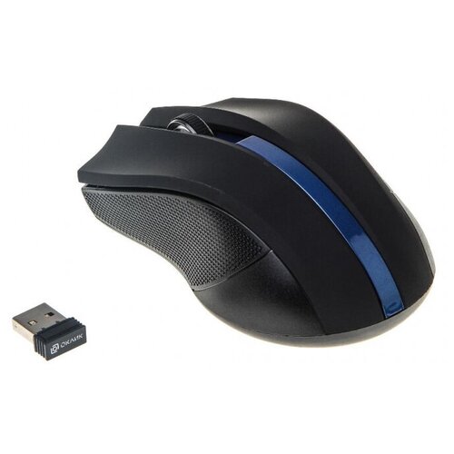 Мышь компьютерная Oklick 615MW черный/синий