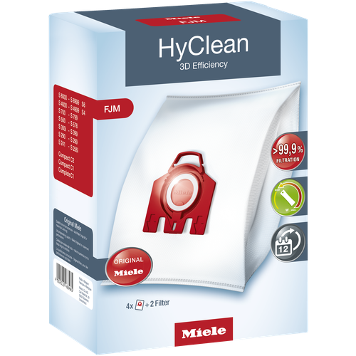 Miele Комплект FJM HyClean 3D, белый, 4 шт.