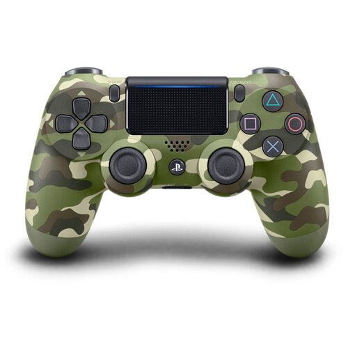 Геймпад Sony DualShock 4 v2 CUH-ZCT2E, зеленый камуфляж, 1 шт.