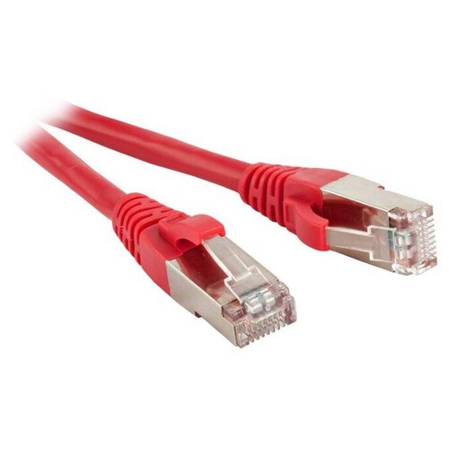 Кабель витая пара патч-корд Hyperline PC-LPM-STP-RJ45-RJ45-C5e-10M-LSZH-RD 10.0m