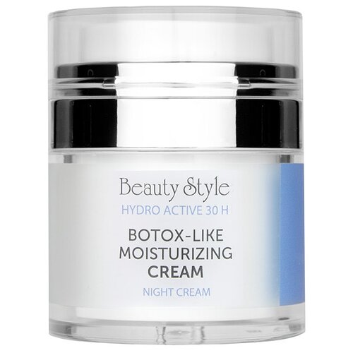 Beauty Style Hydro Active 30H Botox-Like Moisturizing Cream Ночной увлажняющий крем для лица с ботоэффектом, 30 мл