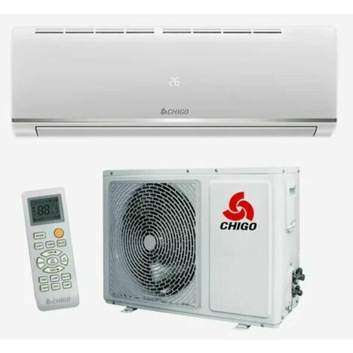 Сплит система Chigo CS-51V3A-1B150 инвертор (50 кв. м), белый Кондиционер Chigo Inverter Компрессор TOSHIBA, Wi-Fi, SELF CLEAN, Управление голосом