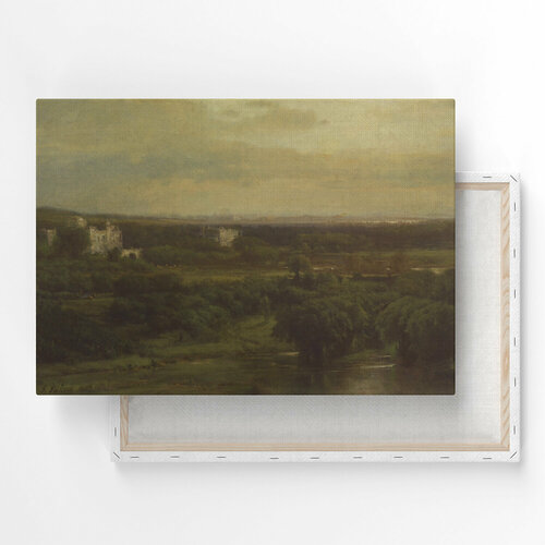 Картина на холсте, репродукция / Джордж Иннесс - The Valley of the Olives / Размер 40 x 53 см