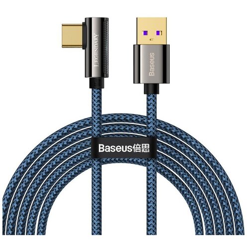 Аксессуар Baseus Legend Series Elbow USB - Type-C 66W 2m Blue CACS000503