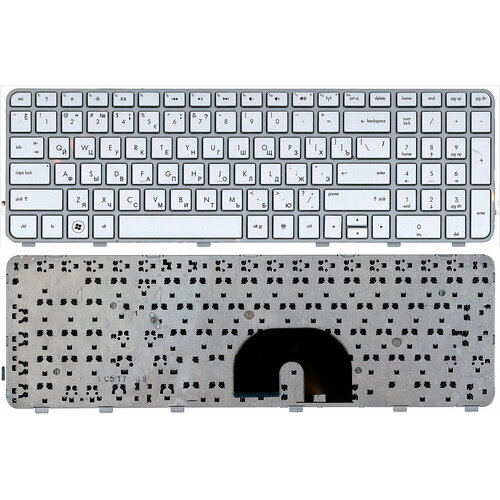 Клавиатура для ноутбука HP Pavilion DV6-6000 серебристая