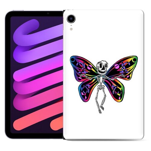 Чехол задняя-панель-накладка-бампер MyPads эффект бабочки для Apple iPad mini 6 2021 противоударный