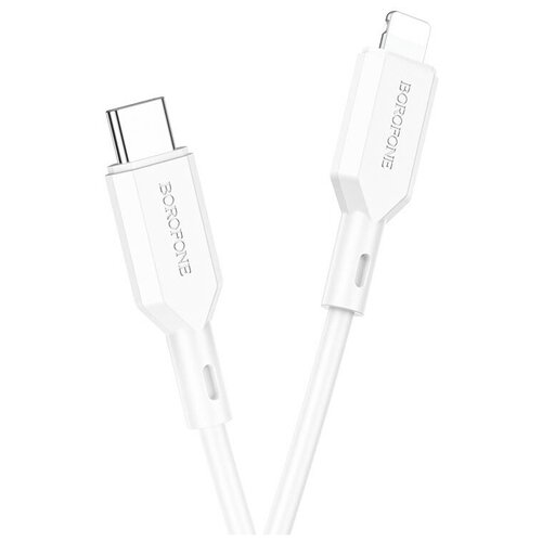 Кабель Borofone USB-C на Lightning BX70, белый