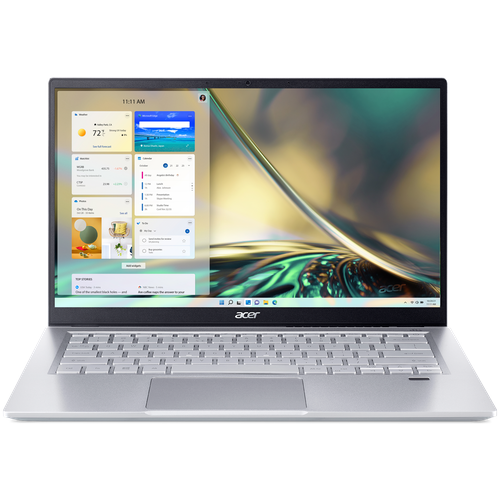Ноутбук Acer Swift 3 SF314-43-R3QT 14" FHD IPS/AMD Ryzen 5 5500U/8GB/256GB SSD/Radeon Graphics/Win 11 Home/RUSKB/серебристый (NX. AB1ER.00U)