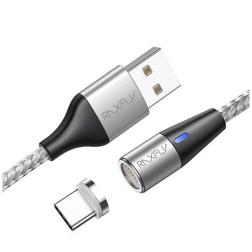 Магнитный кабель для зарядки телефона и передачи данных USB - micro USB, 3A