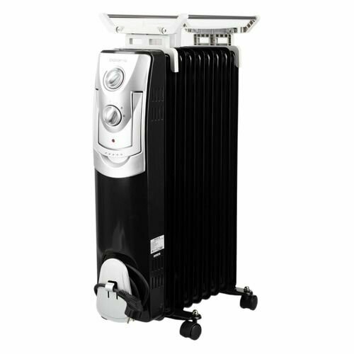 Масляный радиатор Polaris PRE M 0920, с терморегулятором, 2000Вт, 9 секций, 3 режима, черный