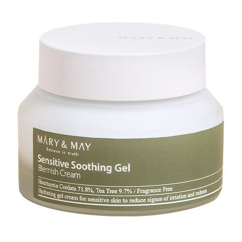 Успокаивающий крем-гель | Mary&May Sensitive Soothing Gel Blemish Cream 70мл