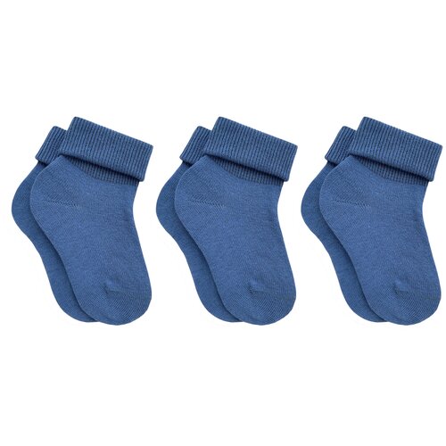 Носки RuSocks 3 пары, размер 10-12, синий