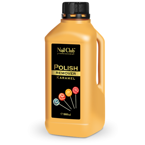 Nail Club professional Жидкость для снятия гель-лака с ногтей Polish Remover Caramel 1000 мл.