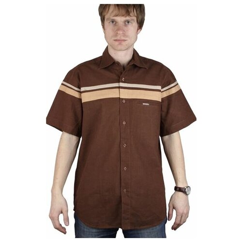 Рубашка Maestro, размер 54-56/XL, коричневый