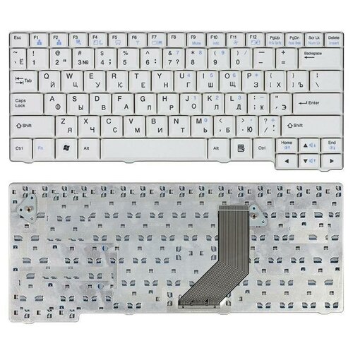 Клавиатура для ноутбуков LG E200, E210, E300, E310, ED310 RU, White