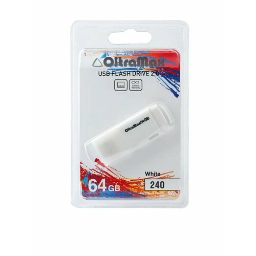 USB флеш накопитель OM-64GB-240-белый