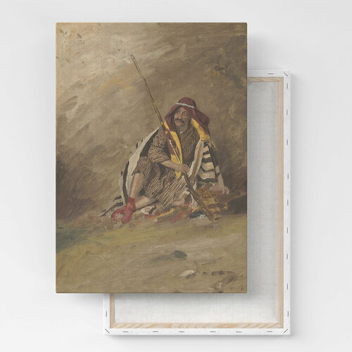Картина на холсте, репродукция / Фредерик Эдвин Чёрч - Seated Bedouin / Размер 30 x 40 см