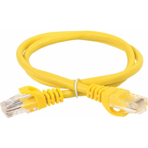 Патч-корд ITK Generica PC05-C5EU-3M-G U/UTP не экранированный RJ-45 вил.-вилка RJ-45 кат.5E 3м желтый ПВХ (уп:1шт)