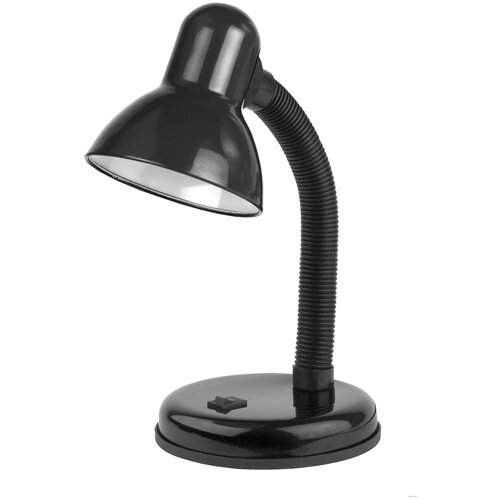 Лампа офисная ЭРА N-120-E27-40W-BK, E27, 40 Вт, черный