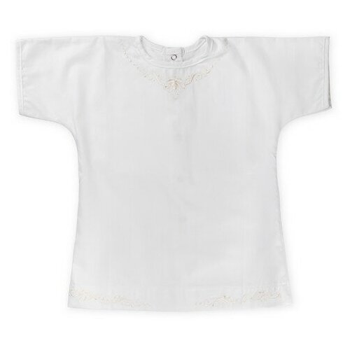 Крестильная рубашка  МамаШила, размер 48, белый
