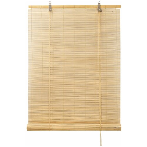 Рулонные шторы ПраймДекор, бамбук , 100х160
