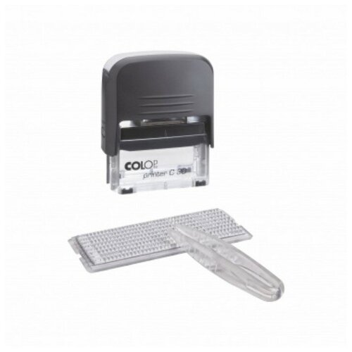 Штамп автоматический самонаборный COLOP Printer С30/1-SET Compact, 5 строк, 1 касса, чёрный