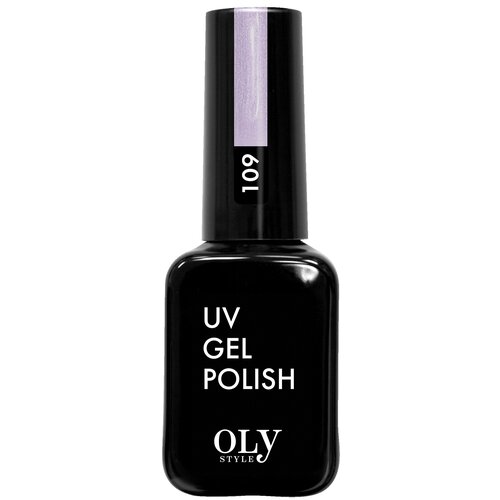 Olystyle гель-лак для ногтей UV Gel Polish, 10 мл, 109 нежно-сиреневый перламутр