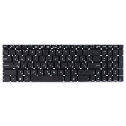 Клавиатура черная без рамки для Asus X540, X540LJ, X540SA, X540LA, R540, X540SC, X543, K540, F540, F540LA, F540LJ, R543, X540YA и др