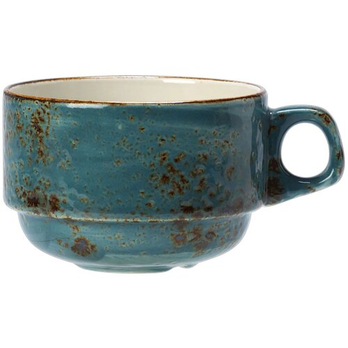 Чашка чайная «Крафт», 0,225 л 8 см синий, фарфор, 11300217, Steelite