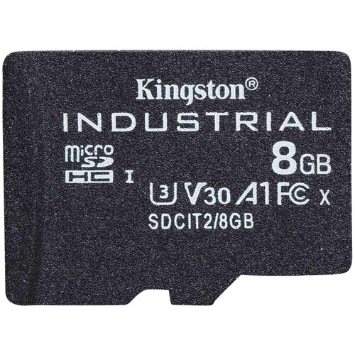 Карта памяти Kingston microSDHC 8 ГБ Class 10, V30, A1, UHS-I U3, R/W 100/80 МБ/с