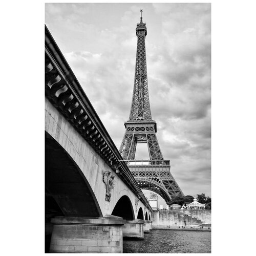 Постер на холсте Эйфелева башня (The Eiffel Tower) №4 40см. x 60см.