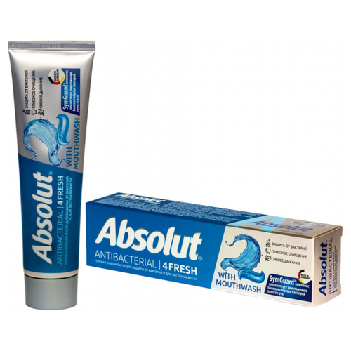 Зубная паста "ABSOLUT" antibacterial 4FRESH, 110г.