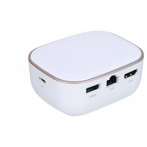 Хаб Baseus Multifunctional Charger Type-C to USB3.0+HDMI+SD/TF+RJ45 - Белый (CAHUB-AU02)