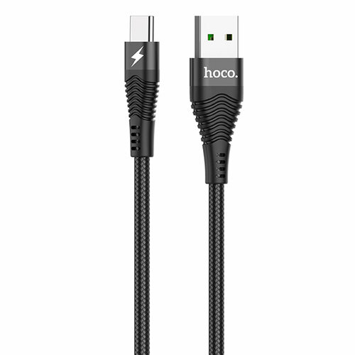 Кабель Hoco U53, USB - Type-C, 5 А, 1.2 м, черный