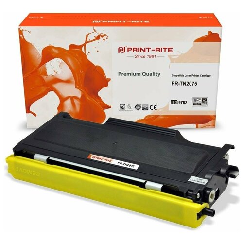 Print-Rite Тонер-картридж совместимый ПринтРайт Print-Rite PR-TN2075 TN-2075 черный 2.5K