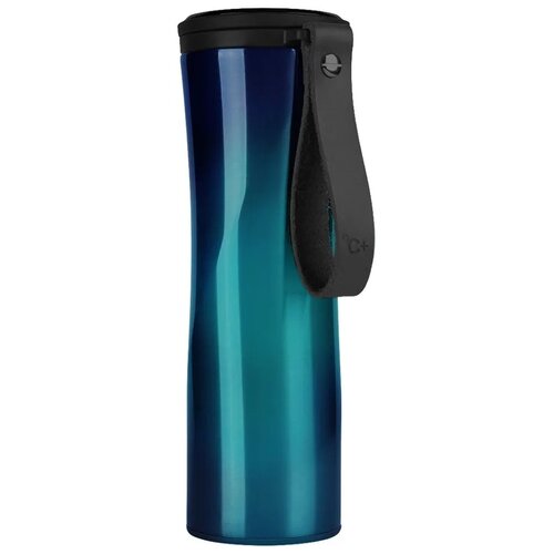 Термокружка KKF Kiss Kiss Fish MOKA Smart Cup OLED, 0.43 л, синий