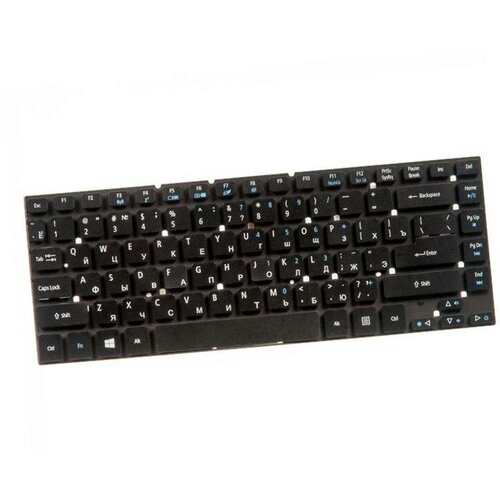 Клавиатура RocknParts для ноутбука Acer, Black, гор. Enter