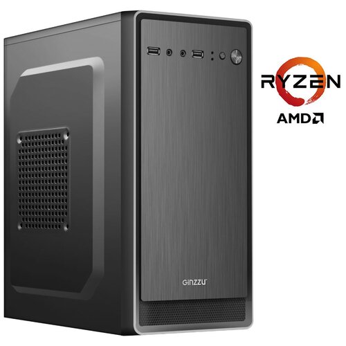 Офисный компьютер CyberNote A1005 (AMD Ryzen5 5600G 3.9ГГц, DDR4 8Гб, SSD 512Гб, HDD 1Тб, AMD Vega7, Win10Pro)