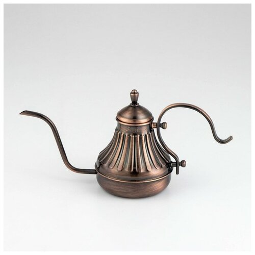Чайник заварочный из нержавеющей стали "Султан", 420 мл, 304 сталь, цвет бронзовый