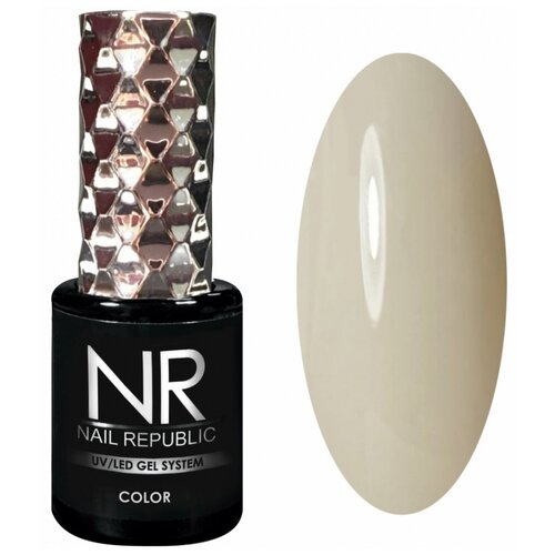 Nail Republic гель-лак для ногтей Color, 10 мл, 10 г, 075 миндальное масло