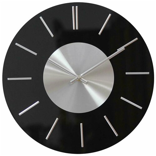 Часы настенные кварцевые Apeyron GL200923, черный/сатин
