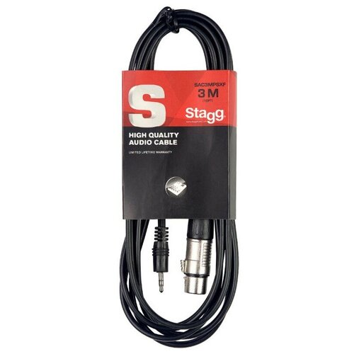 Кабель аудио 1xMini Jack - 1xXLR Stagg SAC1MPSXF