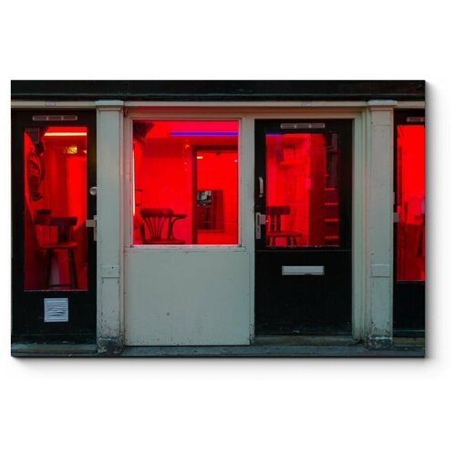 Модульная картина Улица красных фонарей 60x40