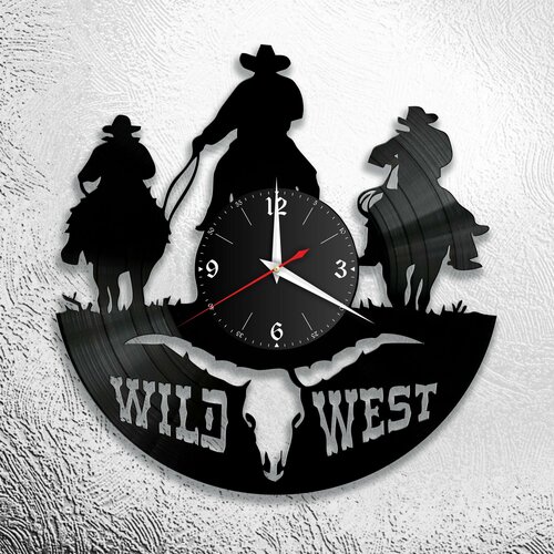 Настенные часы с изображением героев фильма Дикий Запад, Wild West
