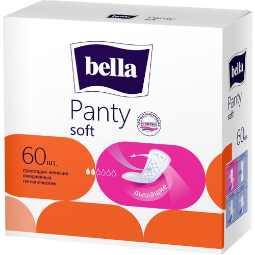 Прокладки Bella Panty Soft ежедневные 60шт