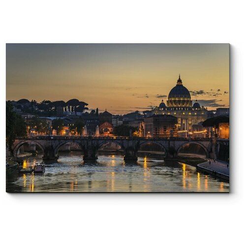 Модульная картина Ватикан на закате, Рим 130x87