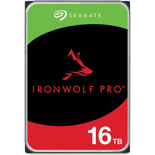 Жесткий диск Seagate Ironwolf Pro ST16000NT001, 16ТБ, HDD, SATA III, 3.5"